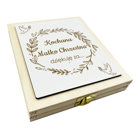 Podziękowanie dla Rodziców Chrzestnych Komunia - prezent dla Matki Chrzestnej Ojca Chrzestnego ...